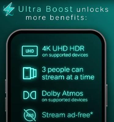 NOW TV ULTRA BOOST (4k) (MULTIPLE DEVICES) 1 MONTH CODE EMAIL DELIVERY ...
