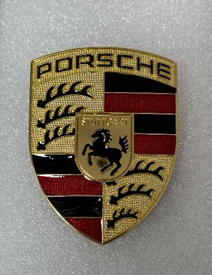 Porsche Bonnet Crest Hood Emblem Badge part no: 95855967600: TrueGether.com