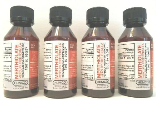 15% Off on 4 Merthiolate HUMCO First Aid Anti Septic 2 oz Prevent ...